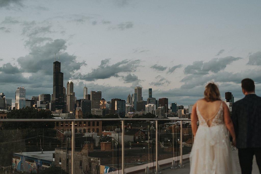 Lacuna Lofts Rooftop Wedding: Kelly + Ryan