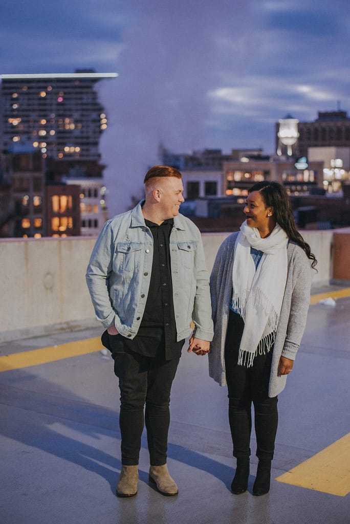 Detroit Michigan Engagement Photos Tips: Z Lot + The Belt